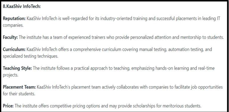 kaashiv infotech reviews reddit - kaashiv infotech fees structure