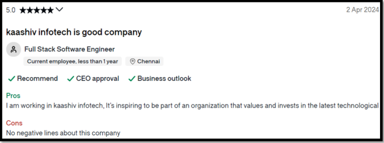 Kaashiv Infotech real or fake - kaashiv infotech internship review